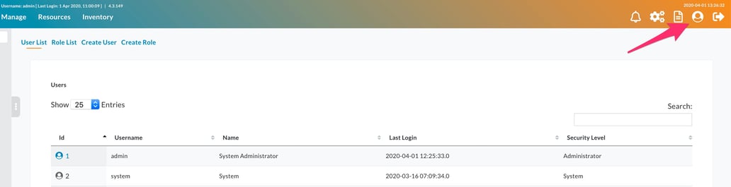 Management of Local and LDAP user accounts for RBAC administration