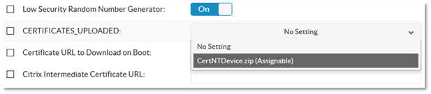 Client Certificates for Authentication