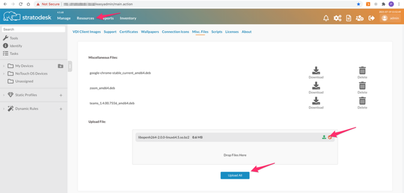 Create or Configure a FreeRDP connection with Stratodesk NoTouch