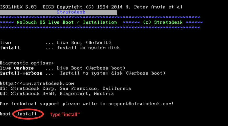 How to Install, Provision, or Repurpose a Device using NoTouch OS