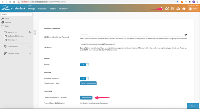 Create or Configure a FreeRDP connection with Stratodesk NoTouch