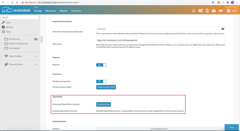 Create or Configure a FreeRDP connection with Stratodesk NoTouch