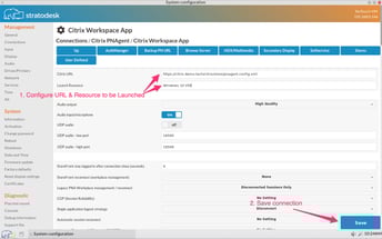 Configuring a Legacy Citrix configuration with Stratodesk NoTouch