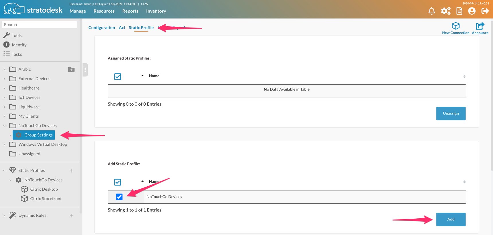 Short introduction to NoTouch Center (NTC)