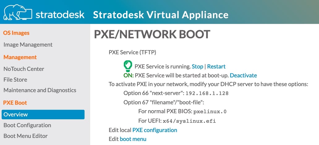 PXE Network Boot