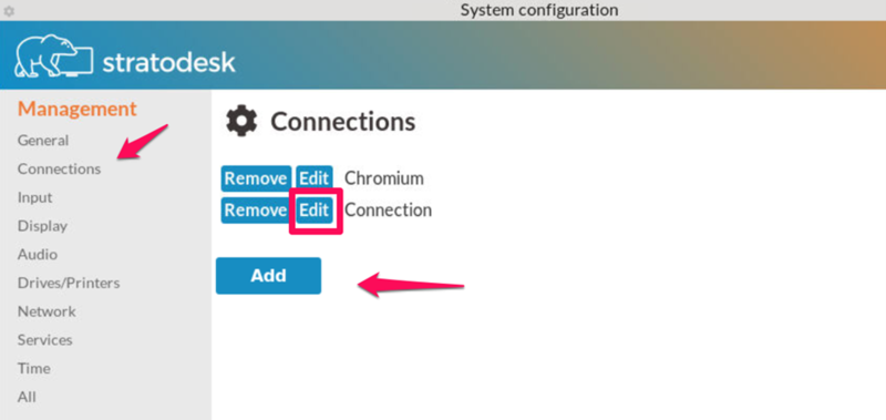 Microsoft AVD and Windows 365 connections created locally